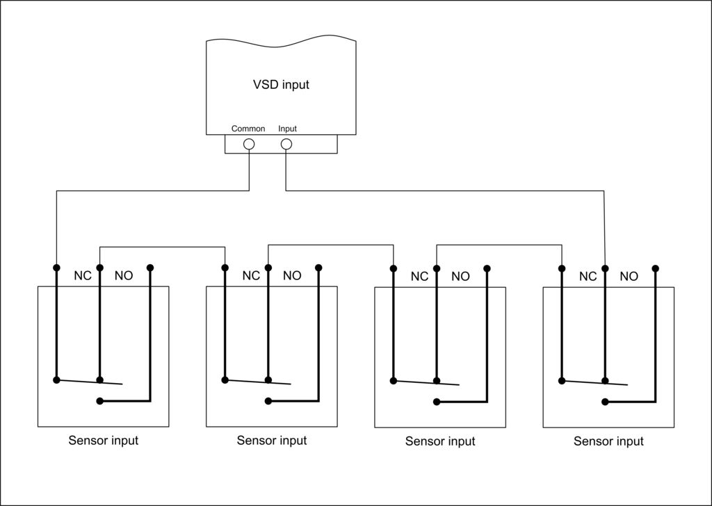 Sensor outputs in series without relays. | PLCtalk - Interactive Q & A